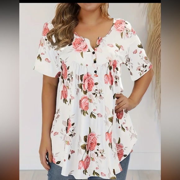 Tops | Pretty Rose Top | Poshmark